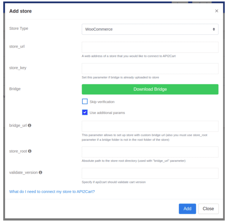 How to connect the online store to API2Cart? - API2Cart
